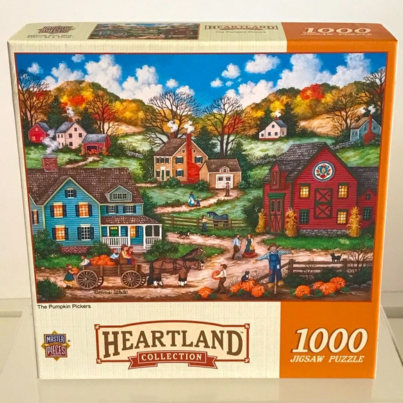 Games | Heartland Collection Master Pieces The Pumpkin Pickers 100 ...